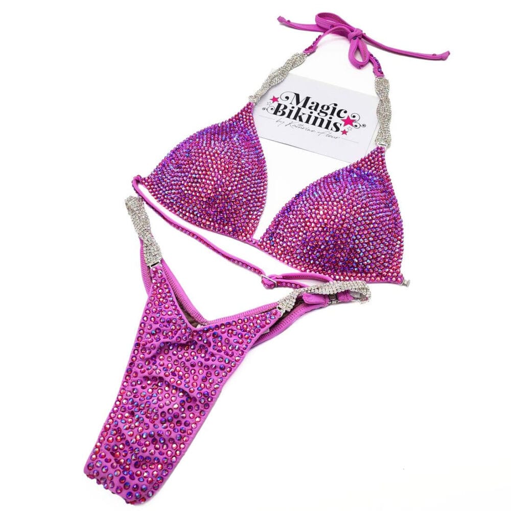 NPC / IFBB Pro League Mauve with Connectors | Magic Bikinis